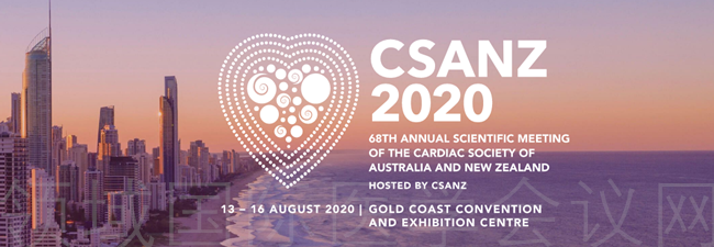 CSANZ-2020年第68届澳大利亚和新西兰心脏学会年会/年度科学会议(CSANZ2020)_领域国际医学会议网