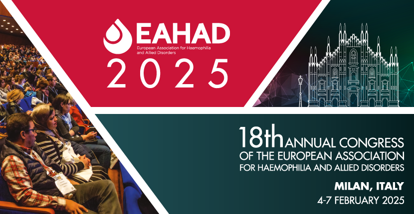 EAHAD-2025年第18届欧洲血友病与相关疾病协会年会(EAHAD2025)-18th annual EAHAD Congress ...